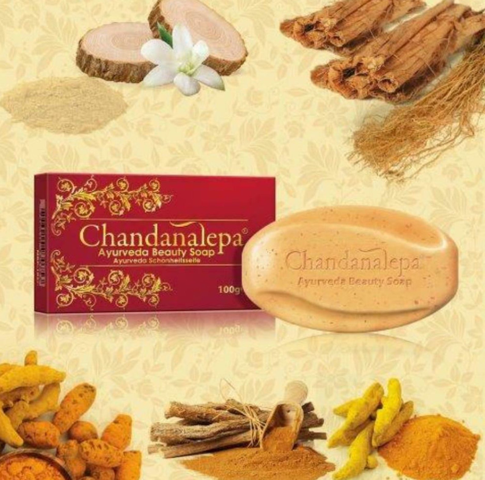 Ayurveda Herbal Soap Sri Lanka Chandanalepa Beauty Body Health - Etsy