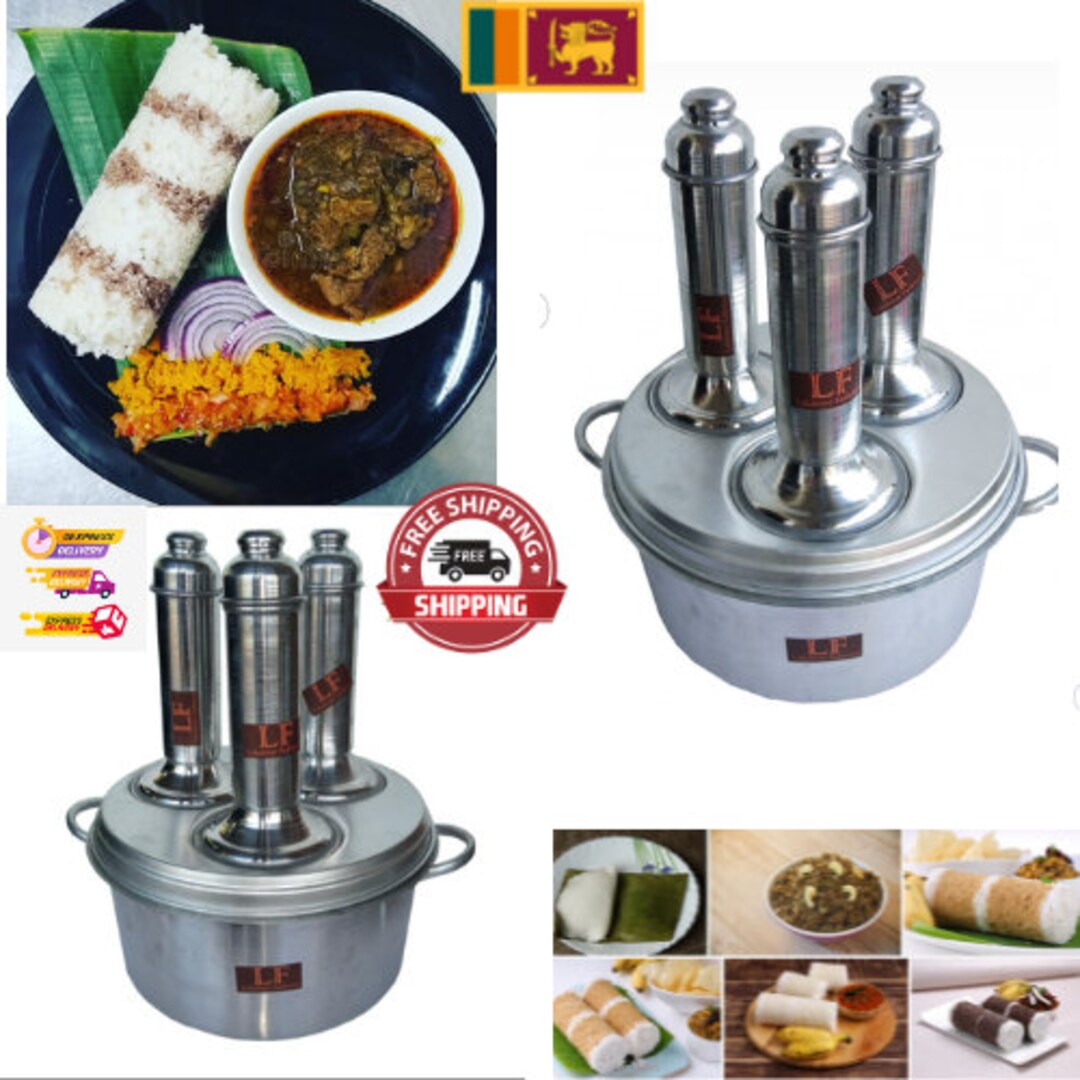 3 in 1 Pittu Maker Steamer Aluminium Puttu Maker Hochwertige Qualität ...