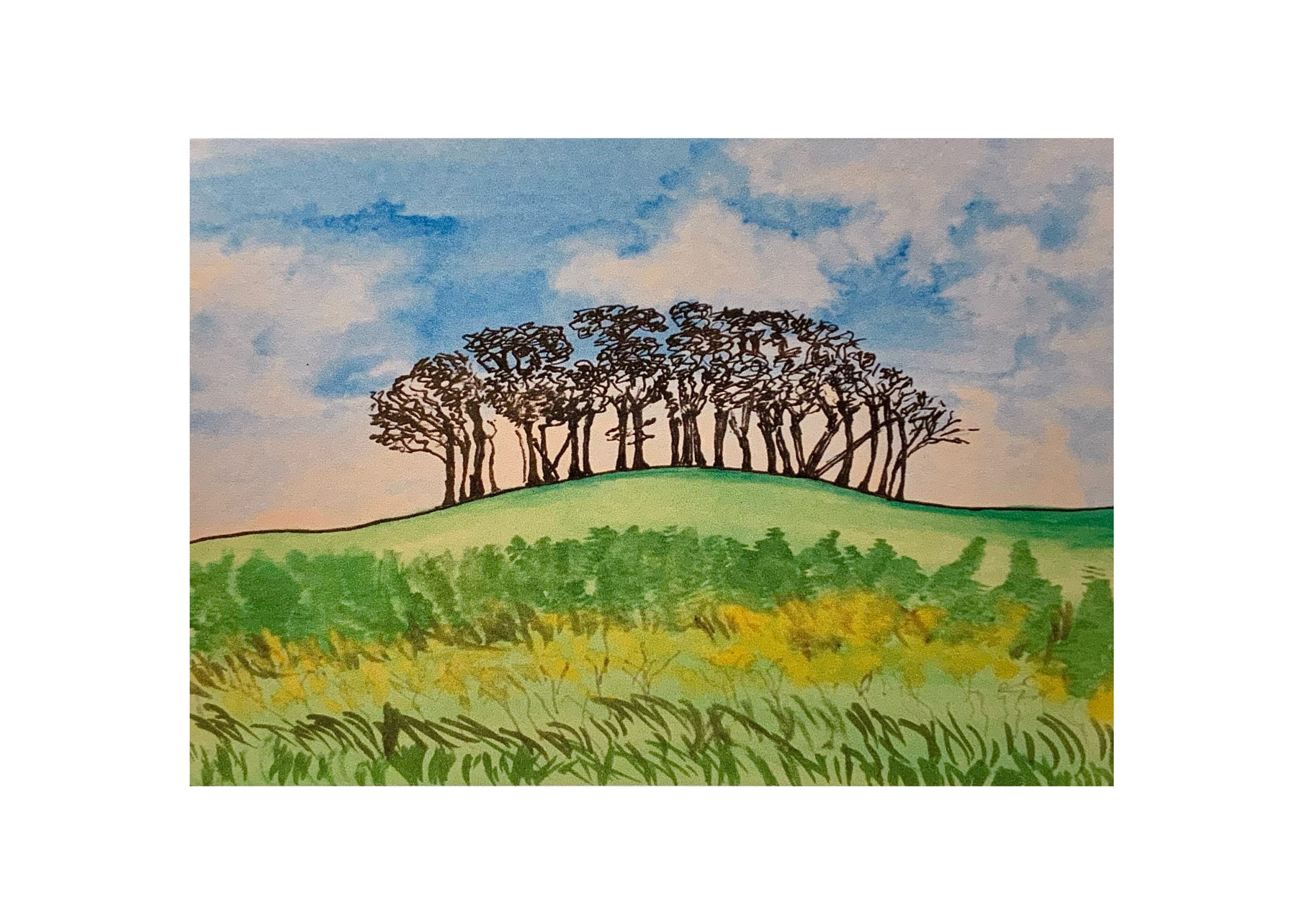 The Nearly There Trees, Cookworthy Knapp, Original Illustration, Art ...