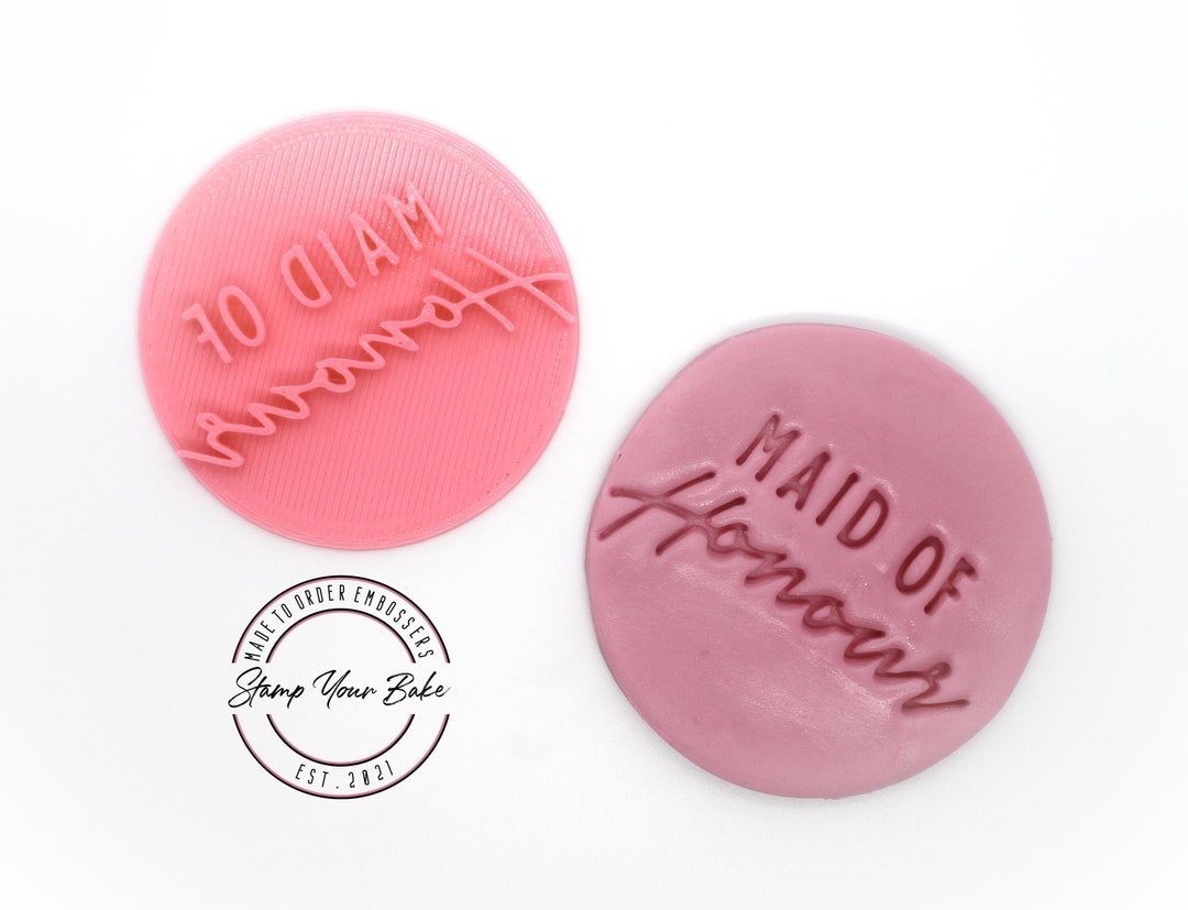 Maid of Honour Embosser Stamp - Etsy