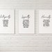 Integrity, Character, Attitude, Set of 3 Quotes Wall Decor, Office Wall ...