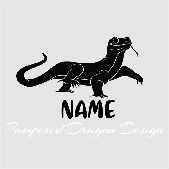 Monitor Lizard Silhouette
