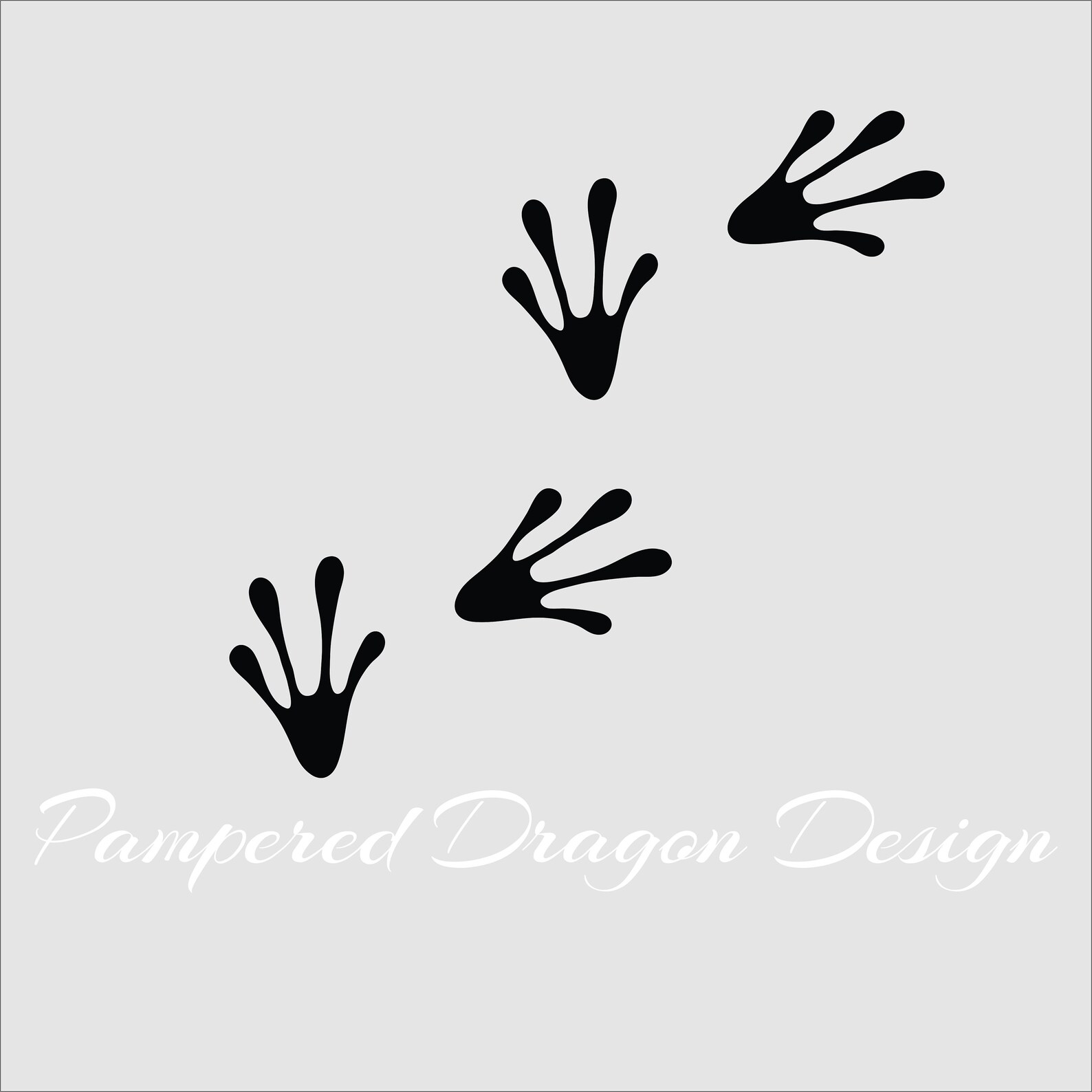 Lizard Footprints Vinyl Decal Stickers/ Tank Sticker/ Name - Etsy New ...