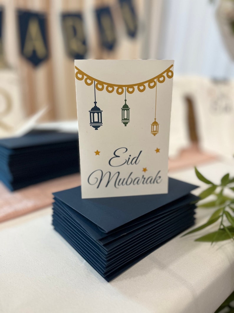 Eid Mubarak Greeting Card - Etsy