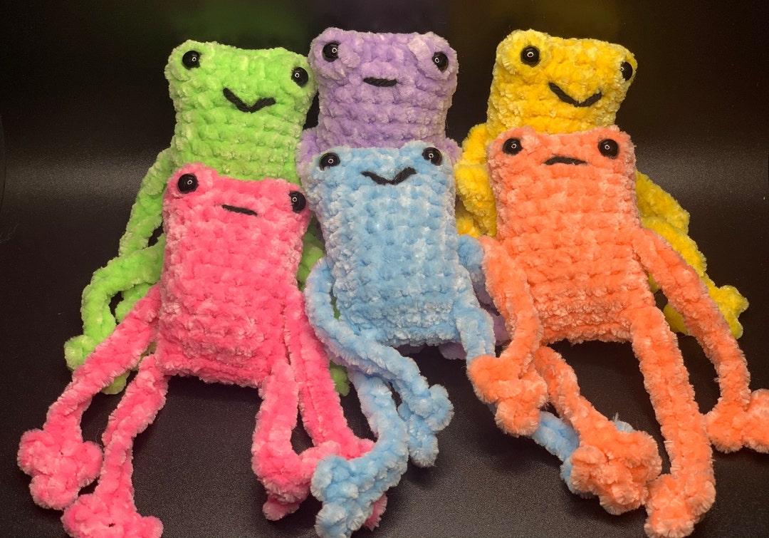 Frog Plush, Frog Plushie, Leggy Frog, Frog Plush Toy, Froggy Plush ...