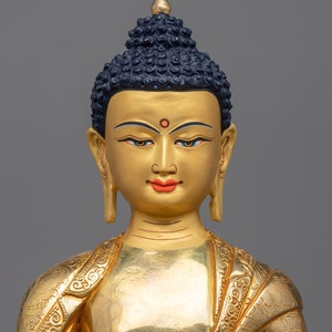 The Sage Shakyamuni Buddha Statue Radiating Tranquility and Wisdom ...