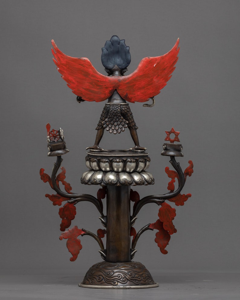 Garuda garula Statue Himalayan Buddhist Art Silver - Etsy
