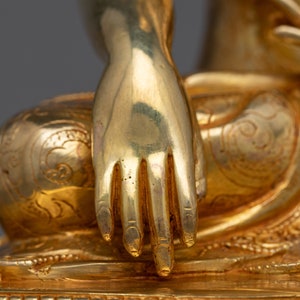 The Sage Shakyamuni Buddha Statue Radiating Tranquility and Wisdom ...