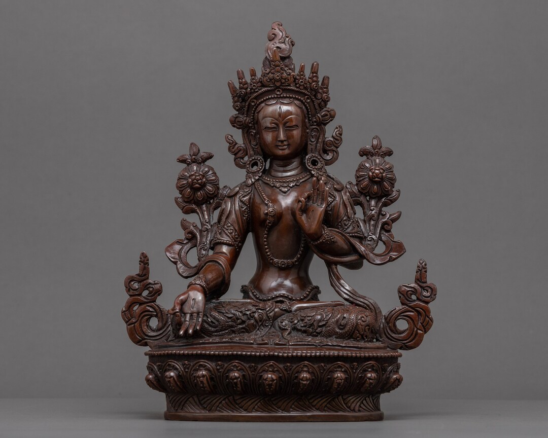 White Tara, Long Life Divinity Statue | Dolma Karpo, Mother Tara ...