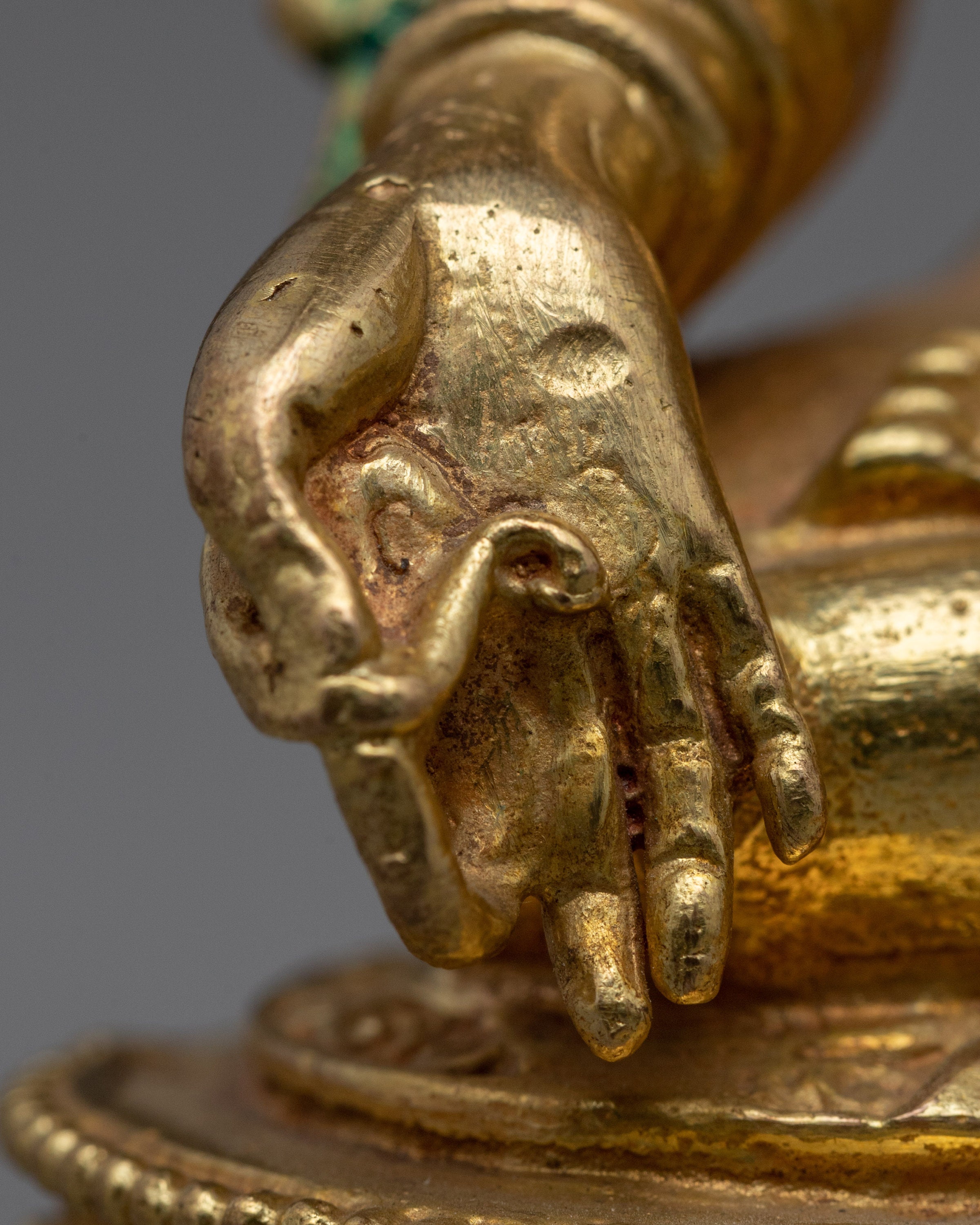 Small Yuthok Statue Hand-painted in Genuine 24k Gold - Etsy