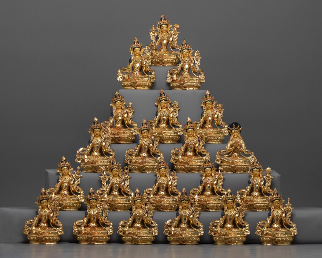 21 Tara Sculpture | Traditionally Hand-sculpted Buddhist Sculpture Set ...