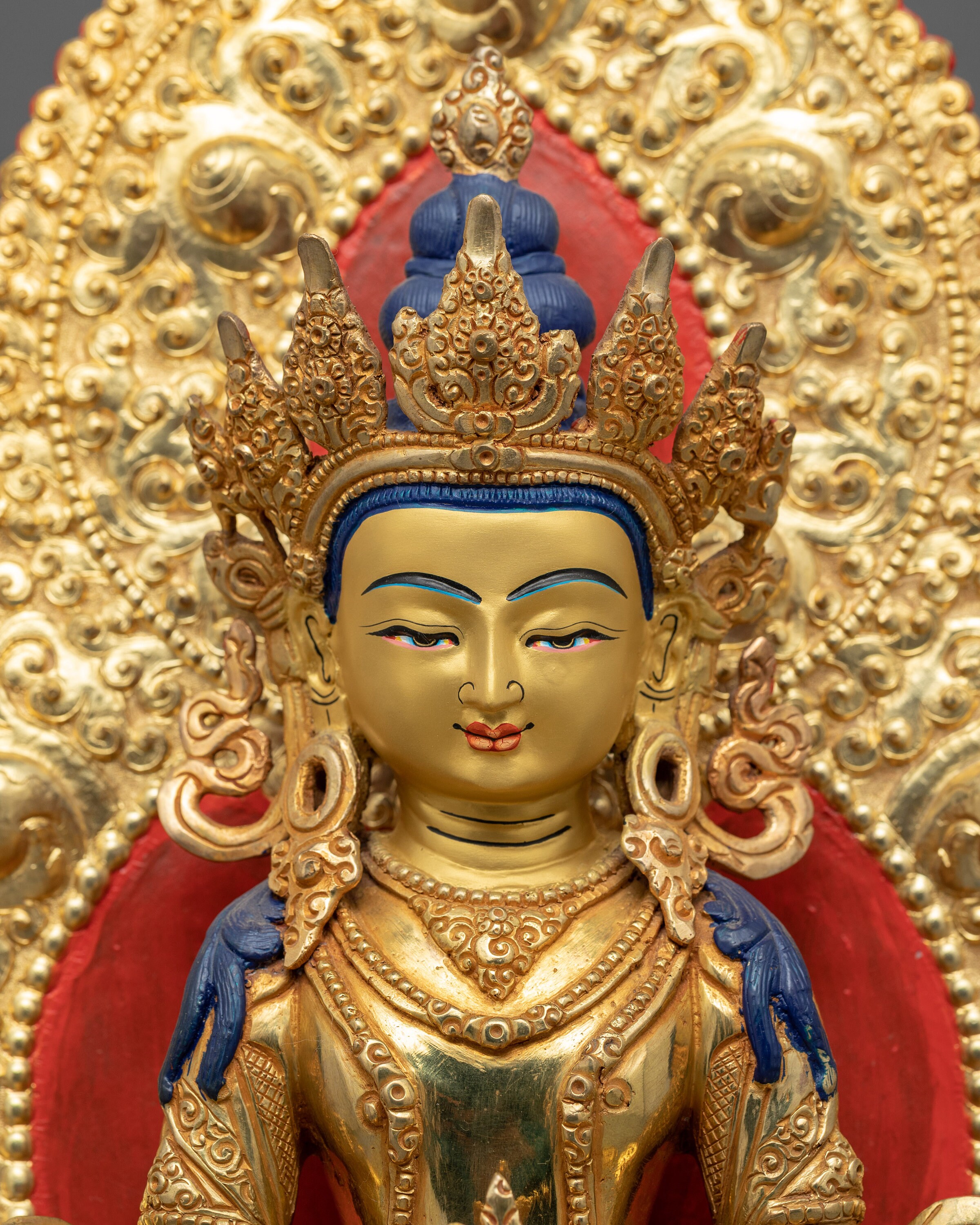 Amitayus Hand-sculpted Art | Buddha of Long Life | Traditionally ...