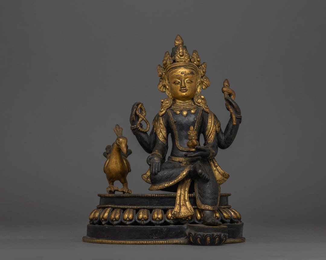Handmade Statue Kartikeya | God of Courage and Strength | Made in Nepal ...