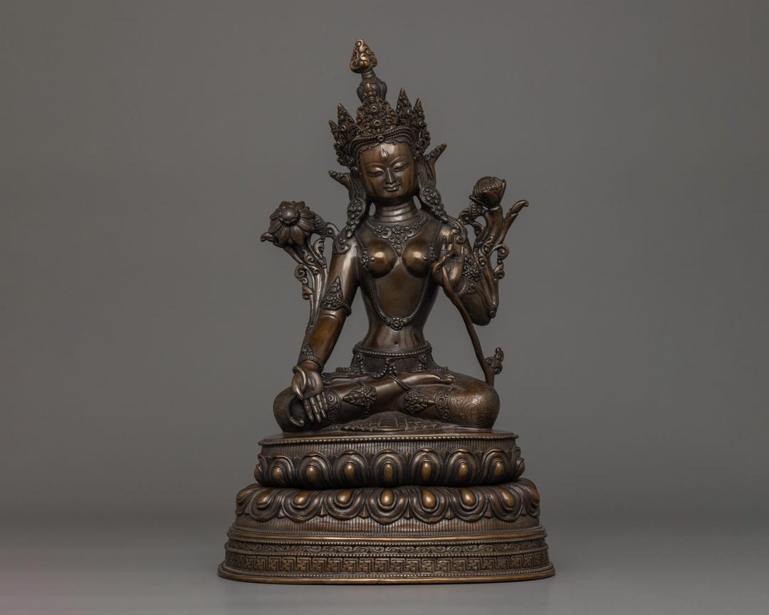 7 Eyes Goddess White Tara Statue | the Goddess of Healing | Invite the ...