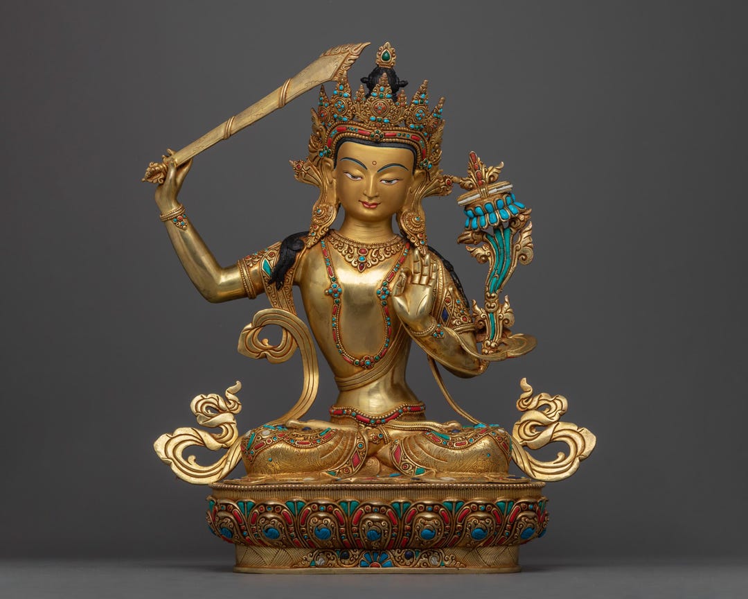 Manjushri Bodhisattva of Wisdom and Transcendent Insight | Spiritual ...