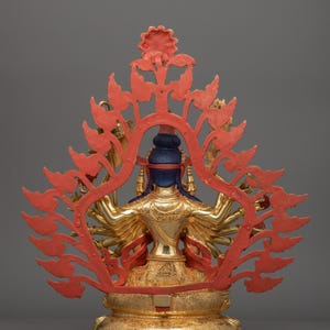 Beautiful 24K Gold Gilded Chundi | Manifestation of Spiritual Power ...