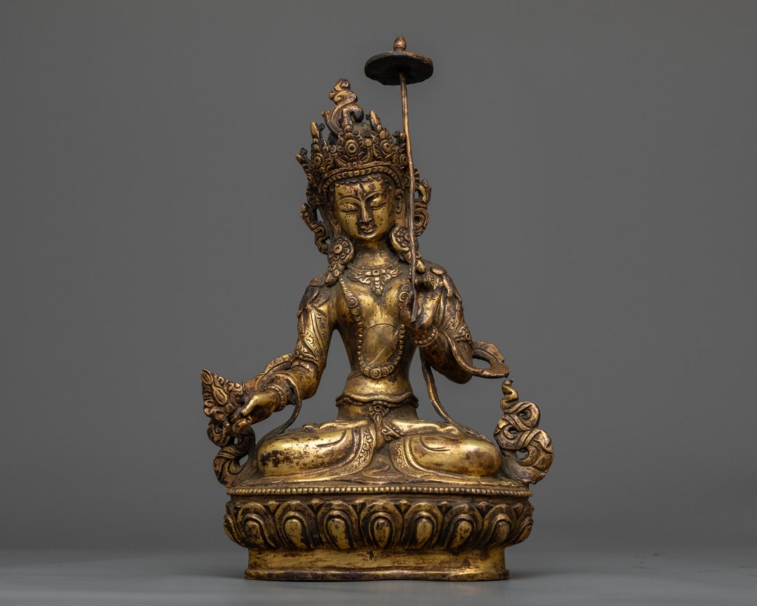 Dukar Goddess Statue: Embrace the Golden Shield of Protection and ...