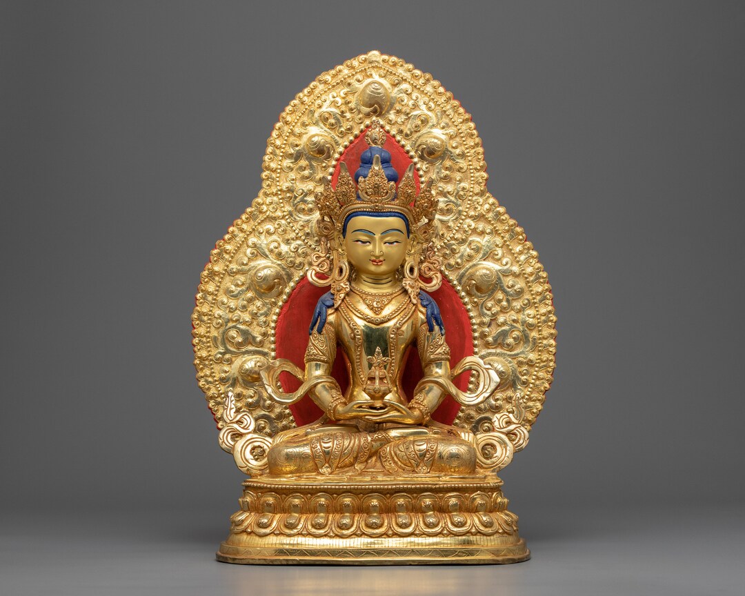 Amitayus Hand-sculpted Art | Buddha of Long Life | Traditionally ...