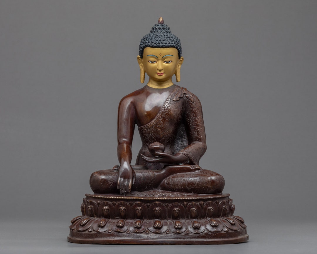 Shakyamuni Buddha Statue | Traditionally Genuinely Hand-made Sculpture ...