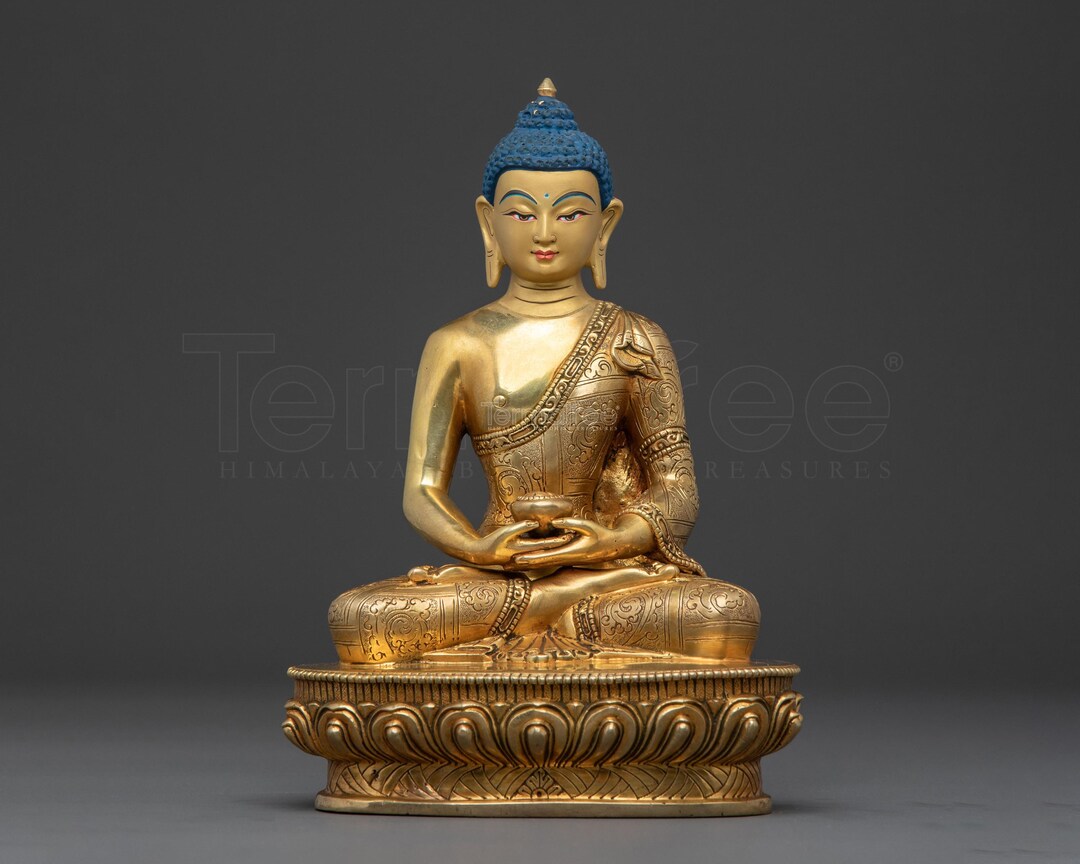 Amitabha Buddha Tibetan Handcrafted Statue | Buddha of Infinite Light ...
