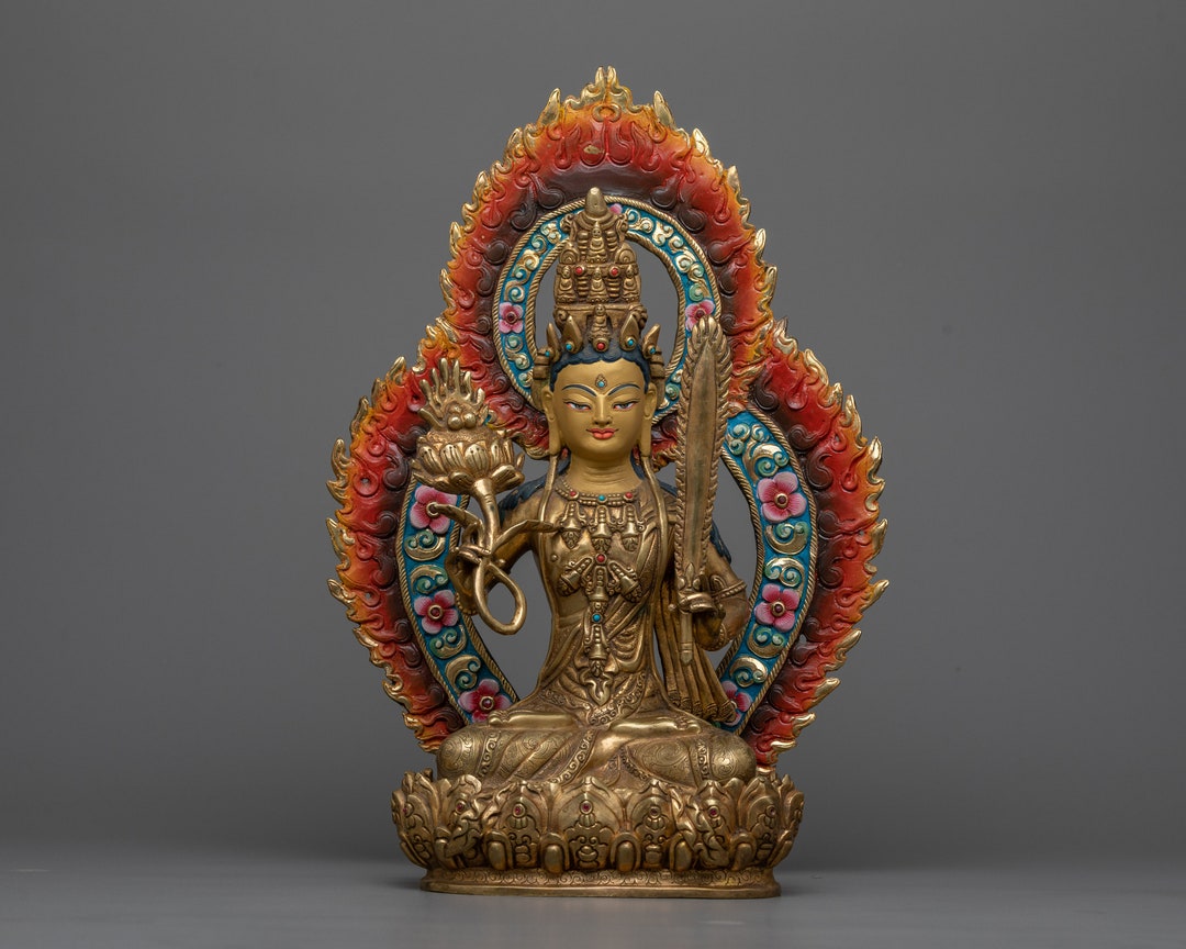 Ksitigarbha Bodhisattva Statue Symbol of Compassion and Determination ...