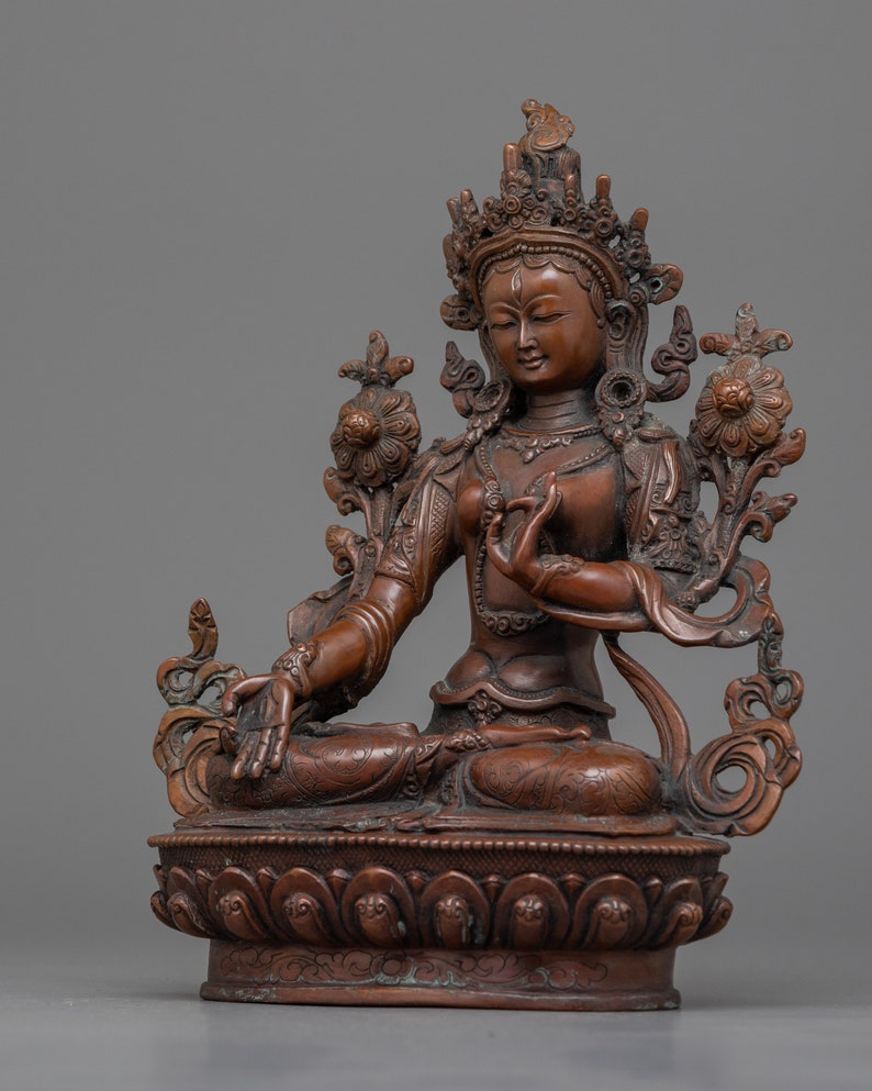 White Dolma Statue | Symbol of Compassion and Wisdom Serenity ...