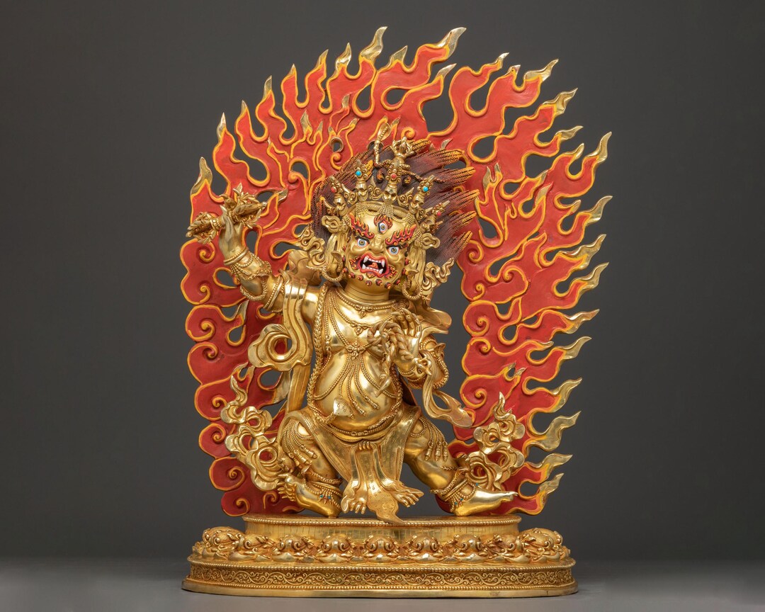 Handcrafted Art of Bodhisattva Vajrapani | the Protector of Dharma ...