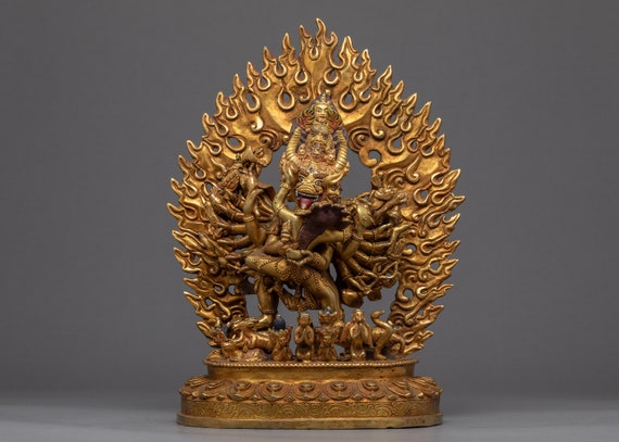 Yamantaka Statue Original Handmade Buddhist Yidam Sculpture - Etsy