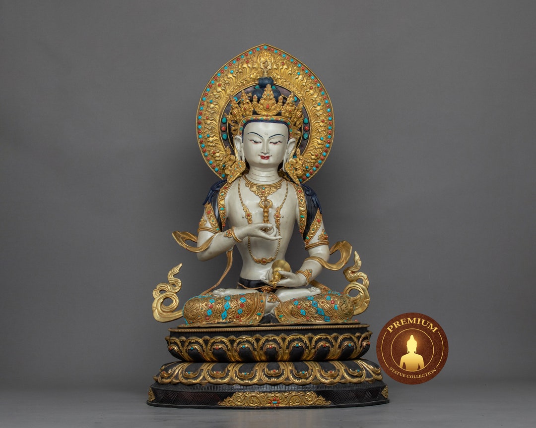 Vajrasattva Statue | Tibetan Dorje Sempa | Traditionally Hand-carved ...