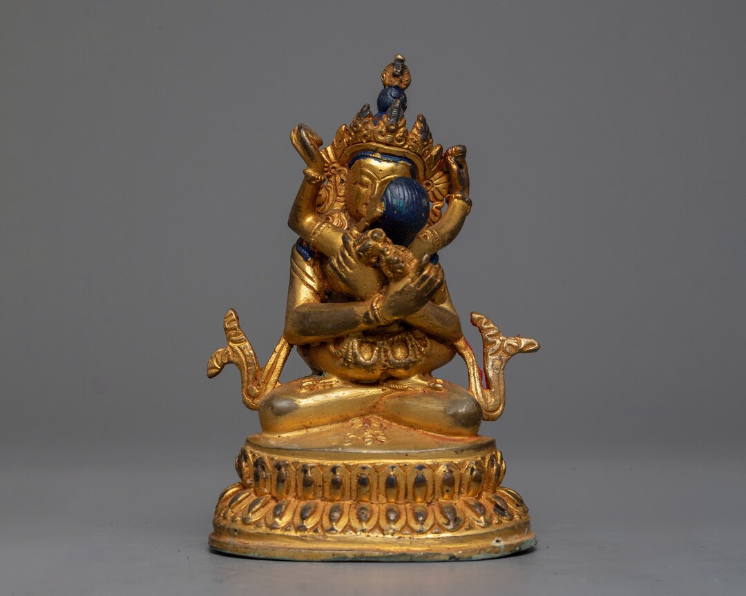 Machine Vajradhara With Consort Statue Channeling Divine Energy Tibetan ...