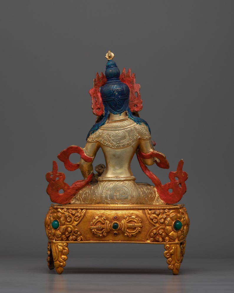Vajrasattva Crystal Body Statue Holding Upright Vajra | Purity and ...