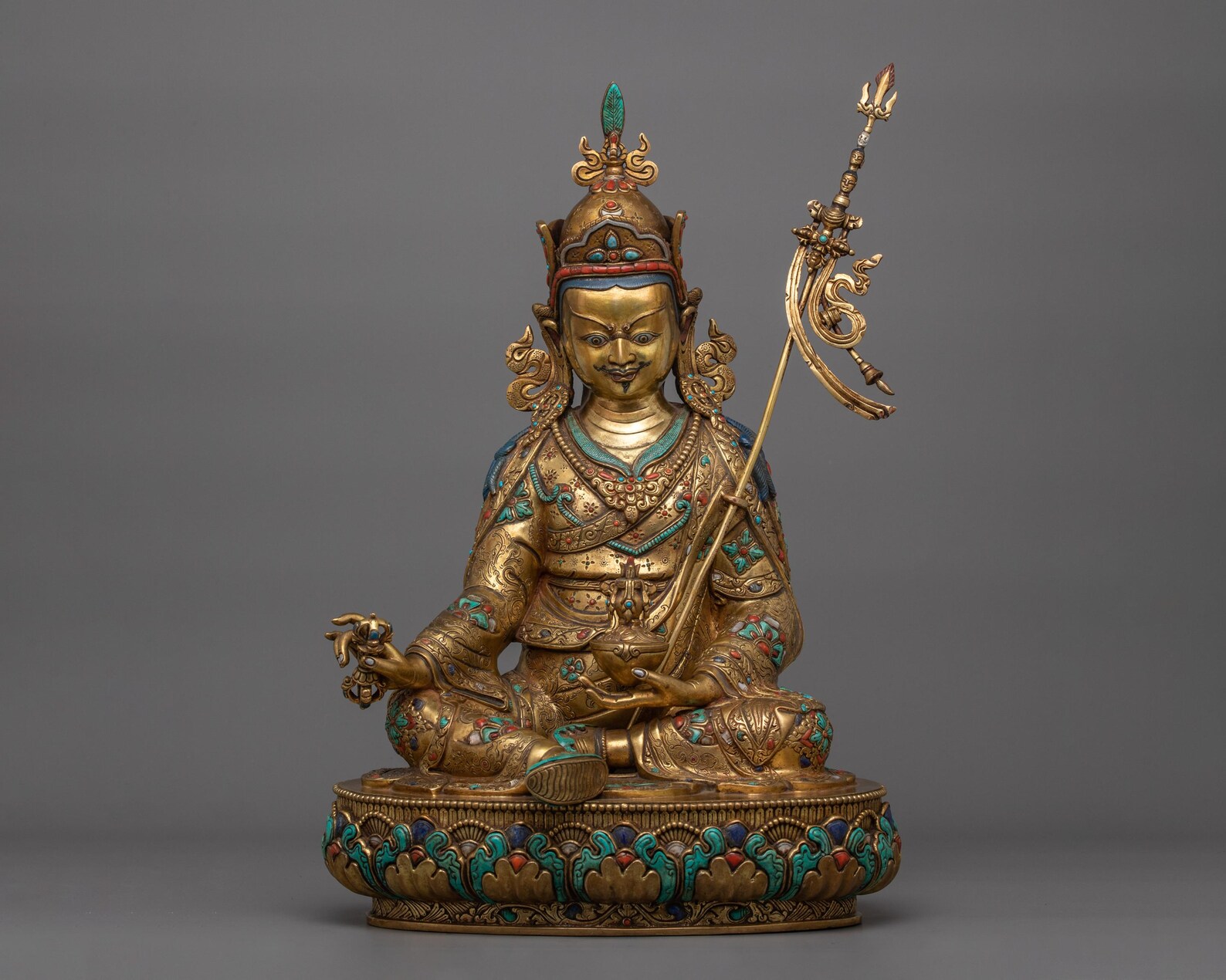 Hand-made Traditional Vajrayana Master Guru Rinpoche | Embrace the ...