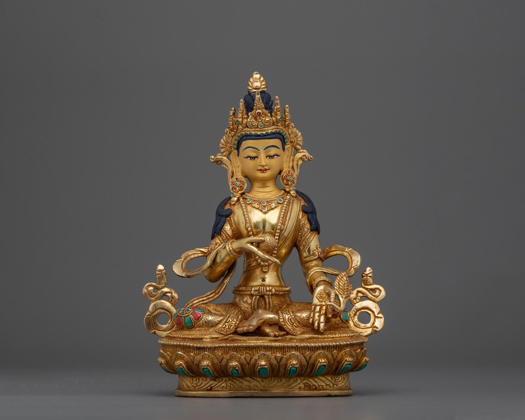 Kshitigarbha Ruler of Hell Figurine | Compassionate Bodhisattva ...