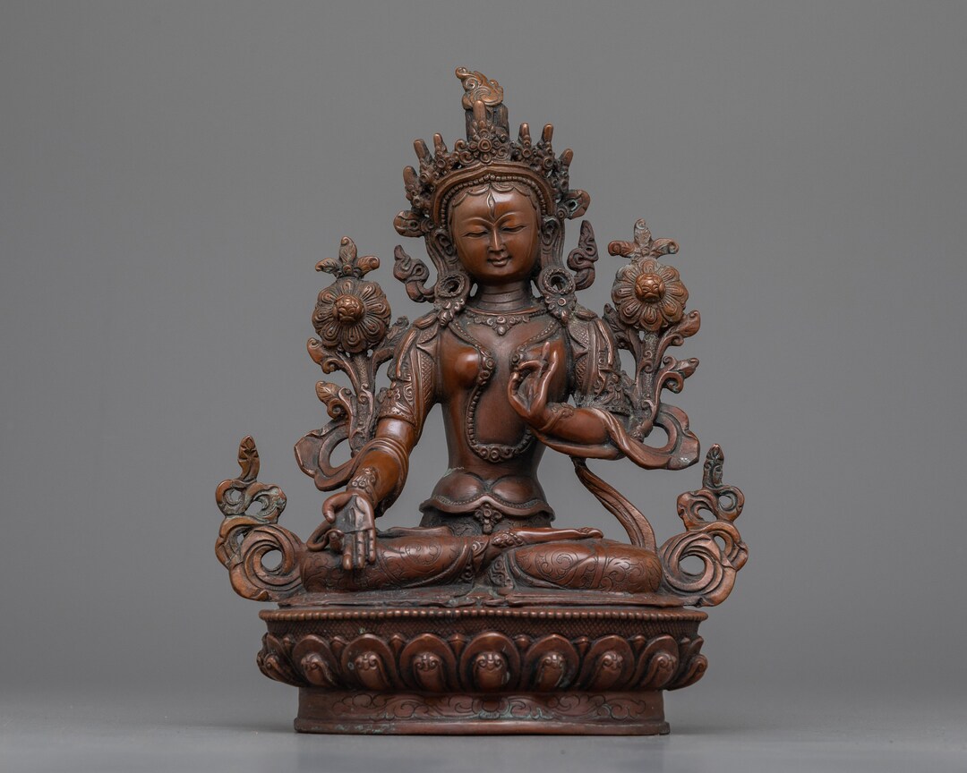 White Dolma Statue | Symbol of Compassion and Wisdom Serenity ...