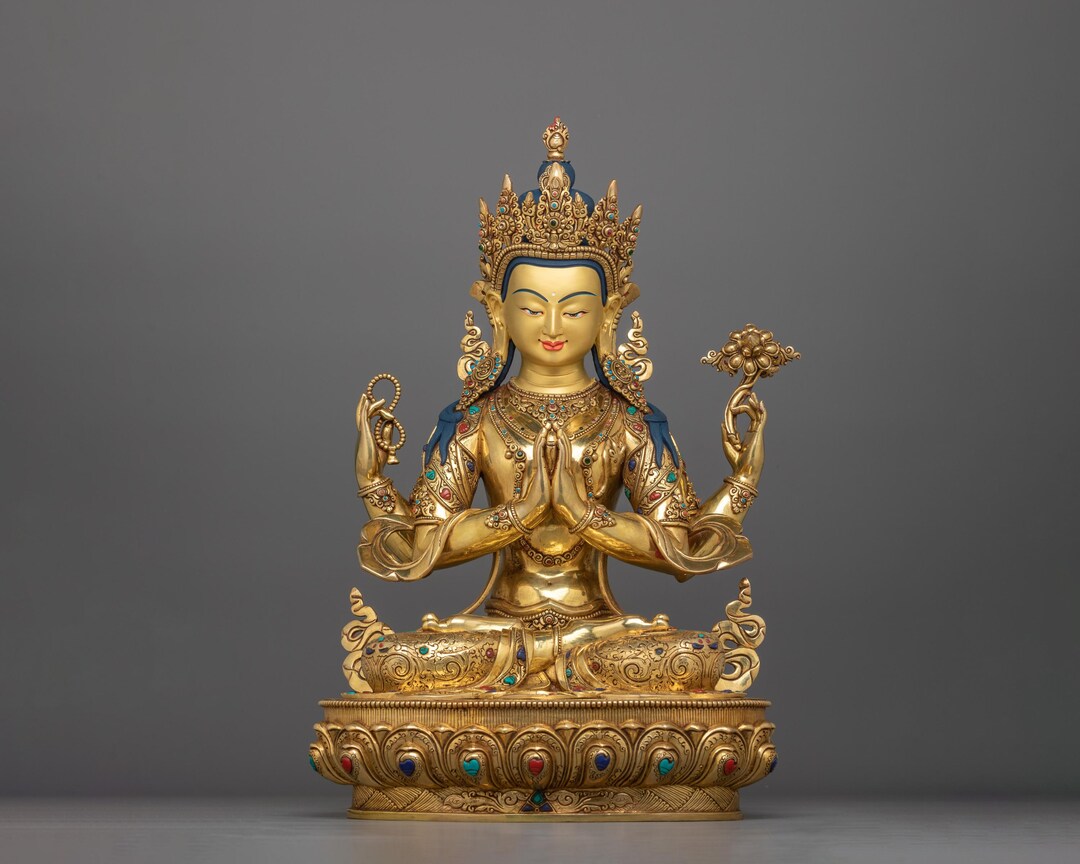 Compassion Bodhisattva Chenrezig | Symbol of Compassion, Wisdom, and ...