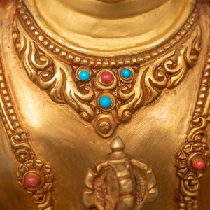 Gambar Arca Buddha Vajrasattva 24K Gold Gilded Tibetan Statue Buddhist ...