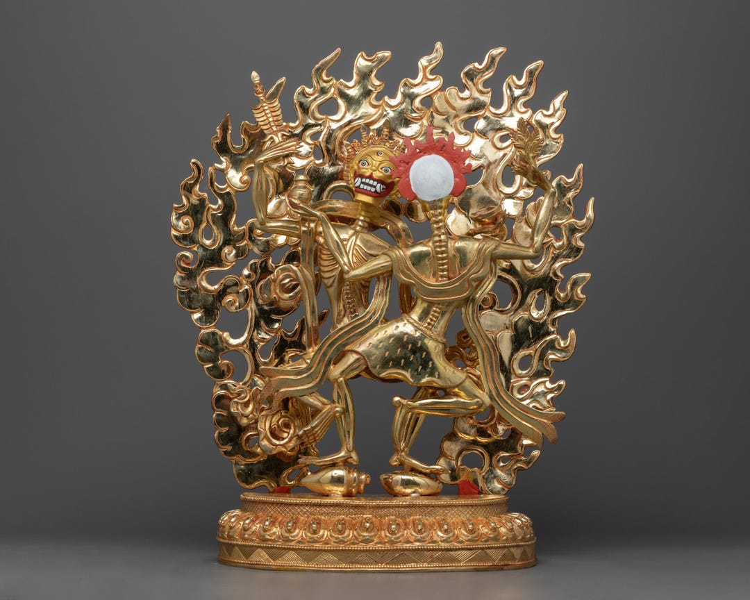 Chitipati the Dancing Skeleton Lords of Impermanence Statue ...