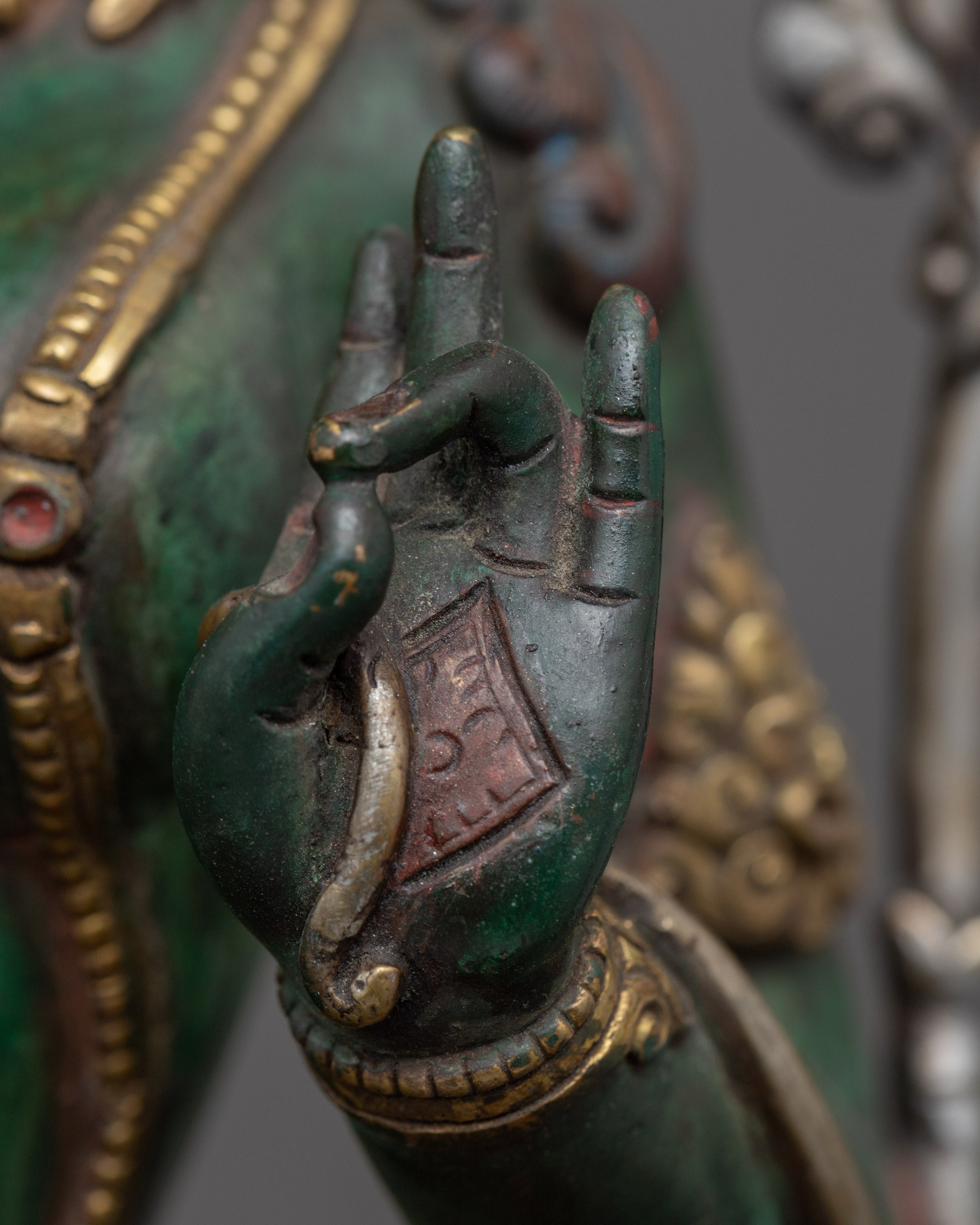 Green Tara Pulchritudinous Zen Statue | Handmade Female Buddha ...