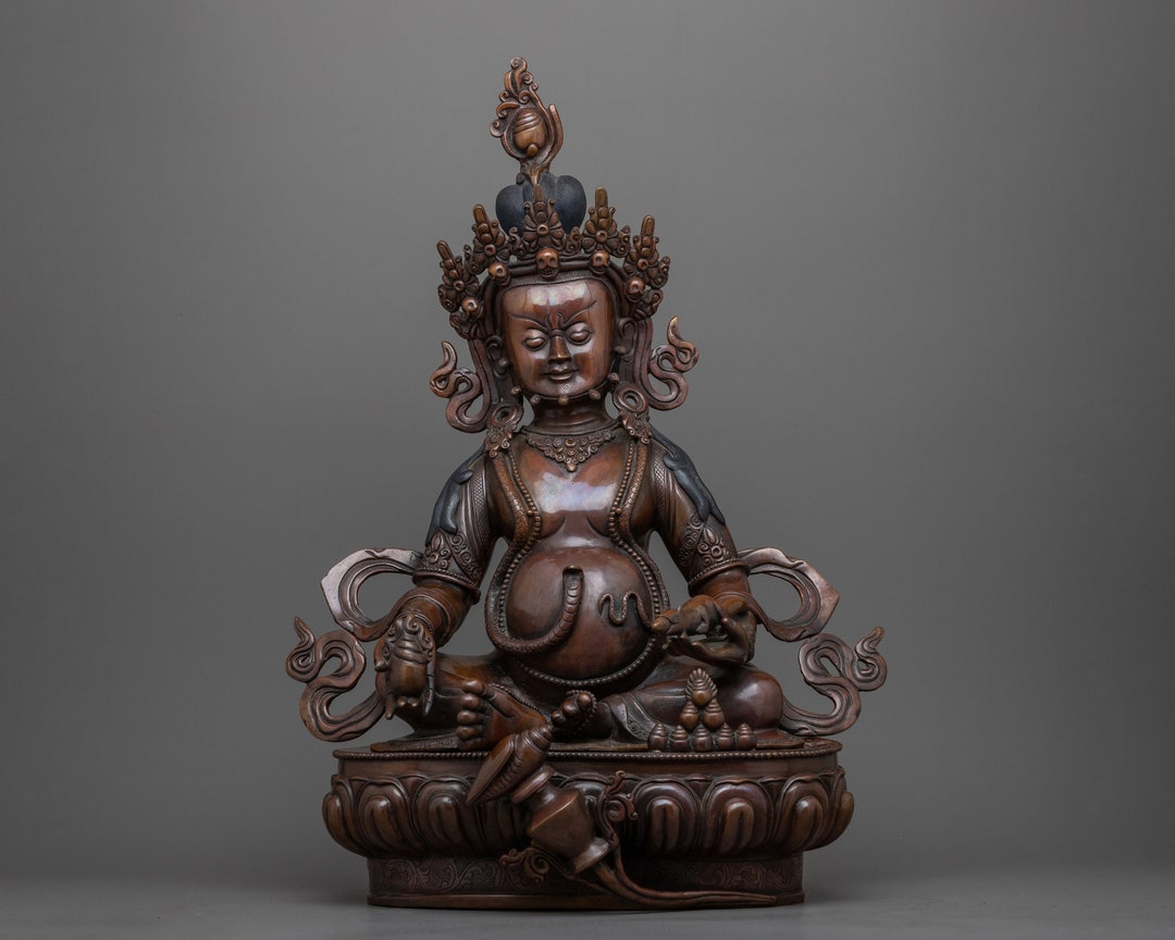 Lord Kubera Sculpture Guardian of Divine Riches Himalayan Buddhist ...
