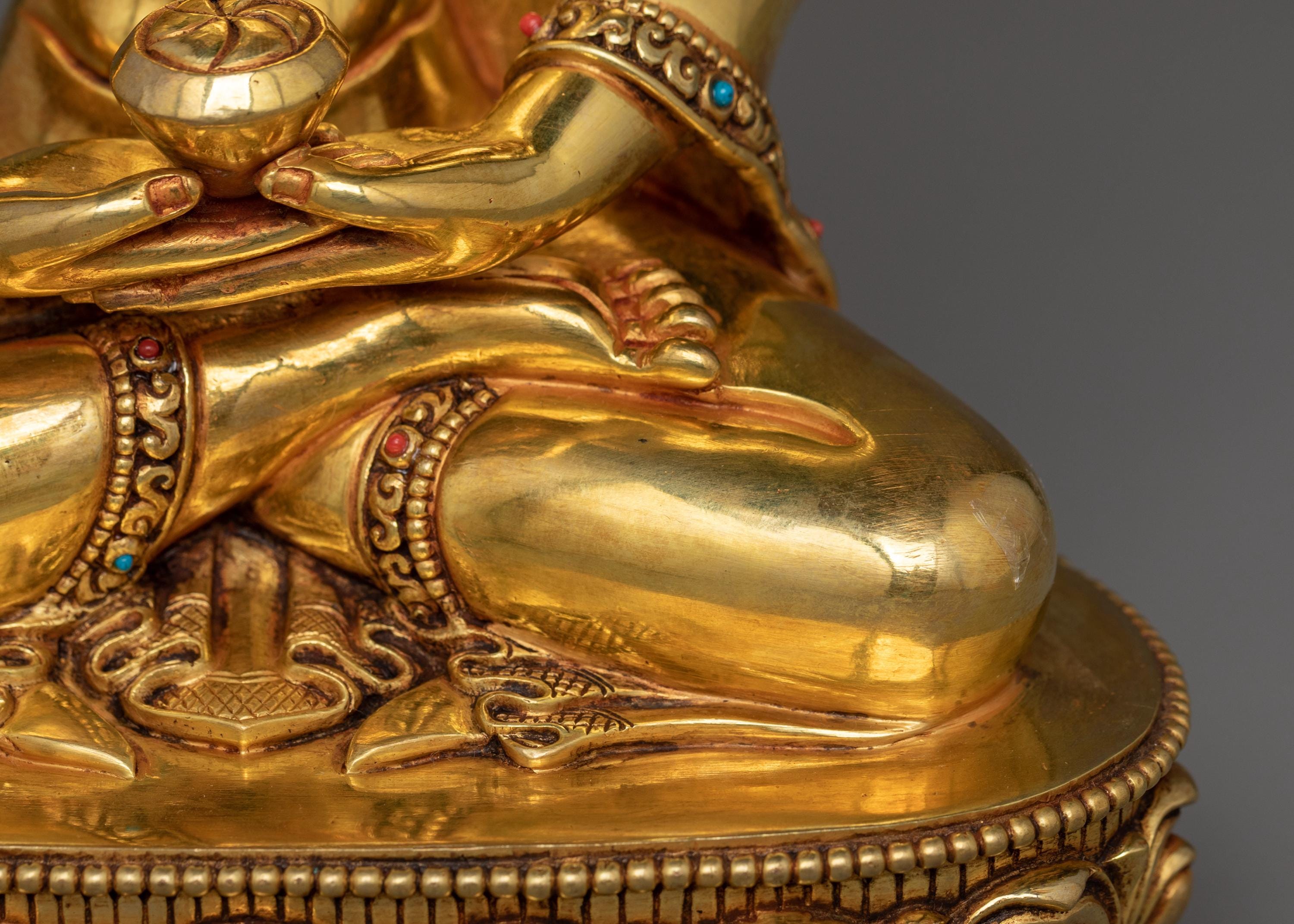 Statue of Amitabha Buddha Compassion Deity | Buddhist Artwork | Made in ...