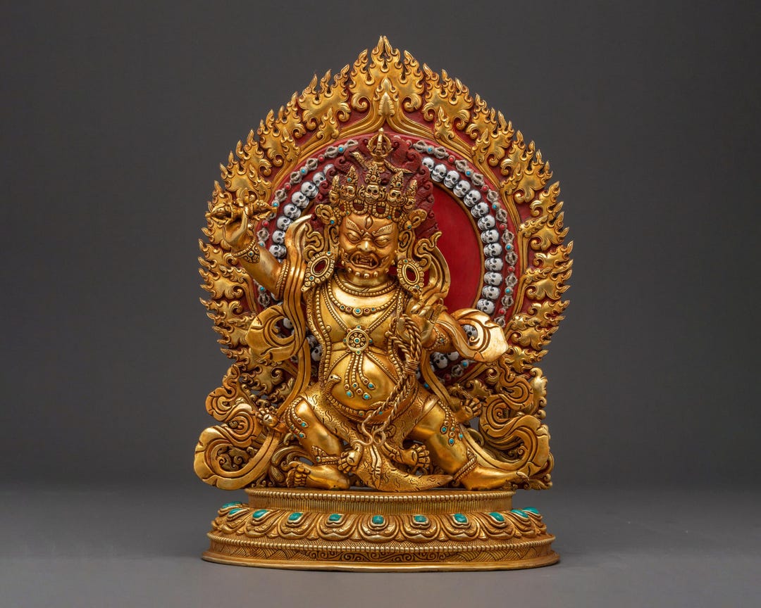 Vajrapani Statue | Handcrafted Buddhist Sculpture | Tibetan Artwork ...