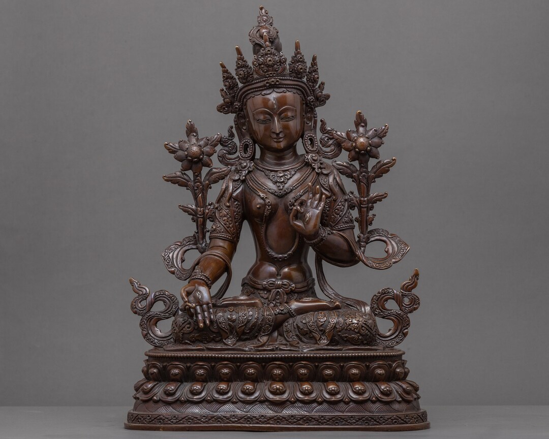White Tara (dolma Karpo) Statue | Mother White Tara Goddess | Handmade ...
