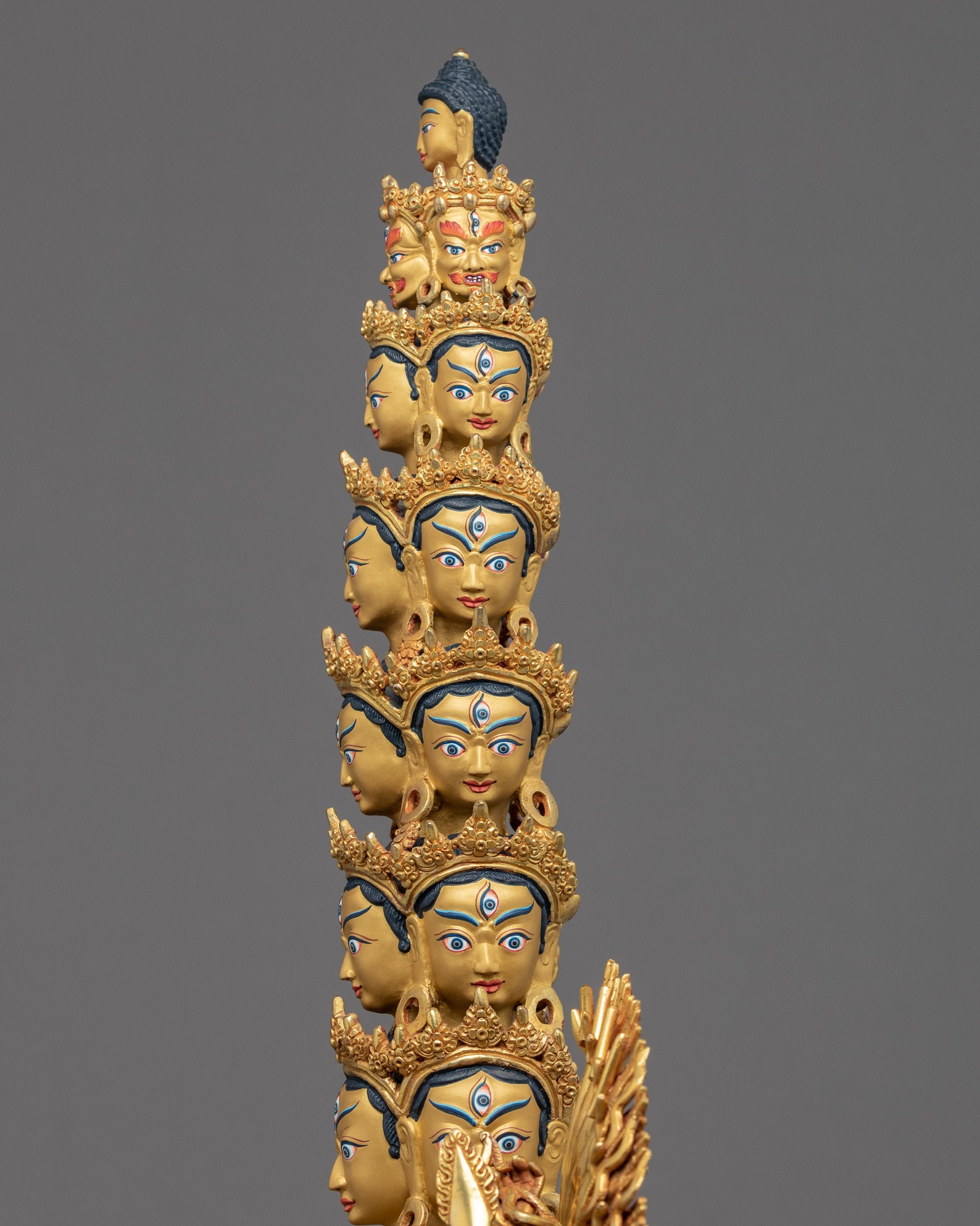 Dukar Sitatapatra Statue | Original Hand-carved Buddhist Sculpture of ...