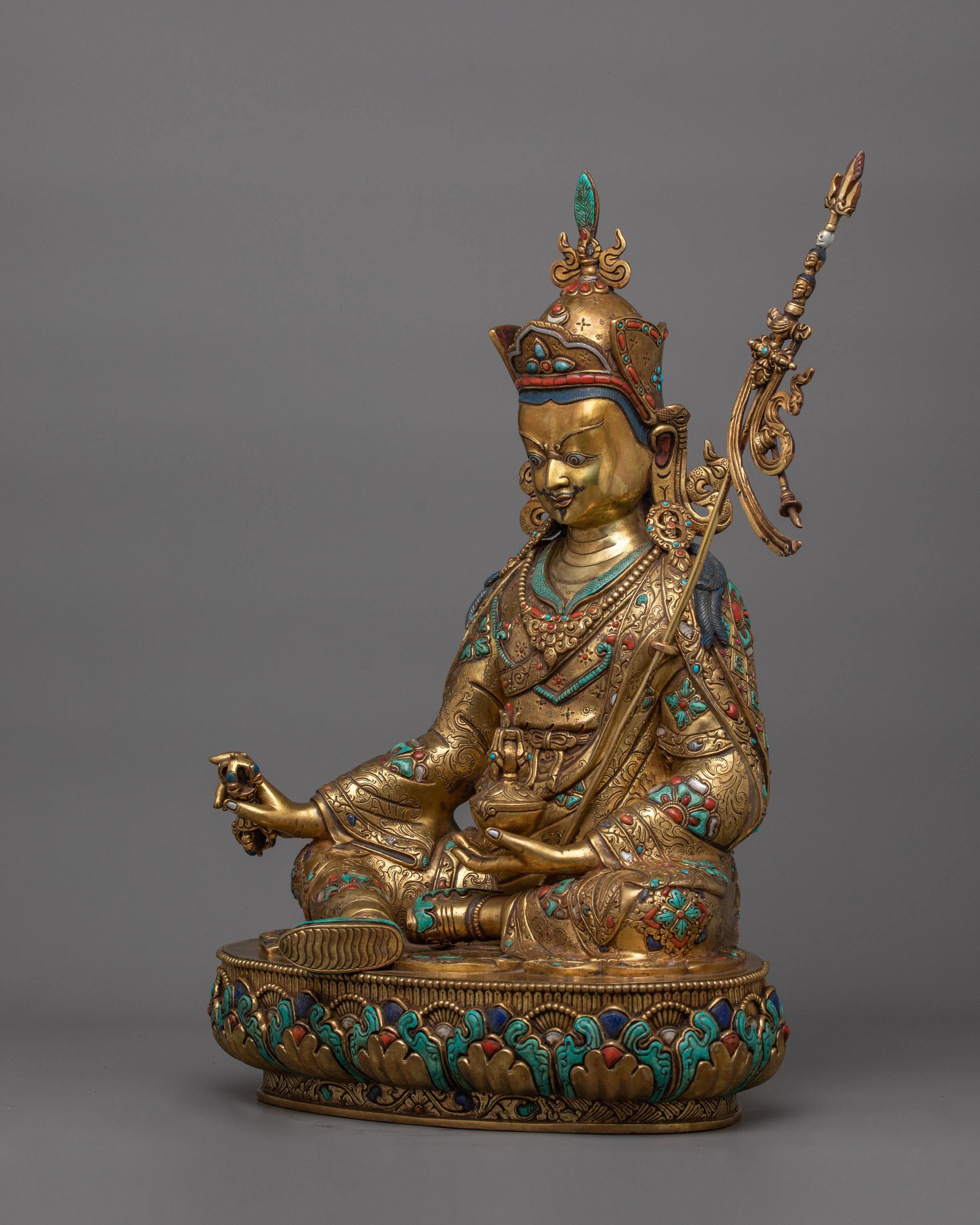 Hand-made Traditional Vajrayana Master Guru Rinpoche | Embrace the ...