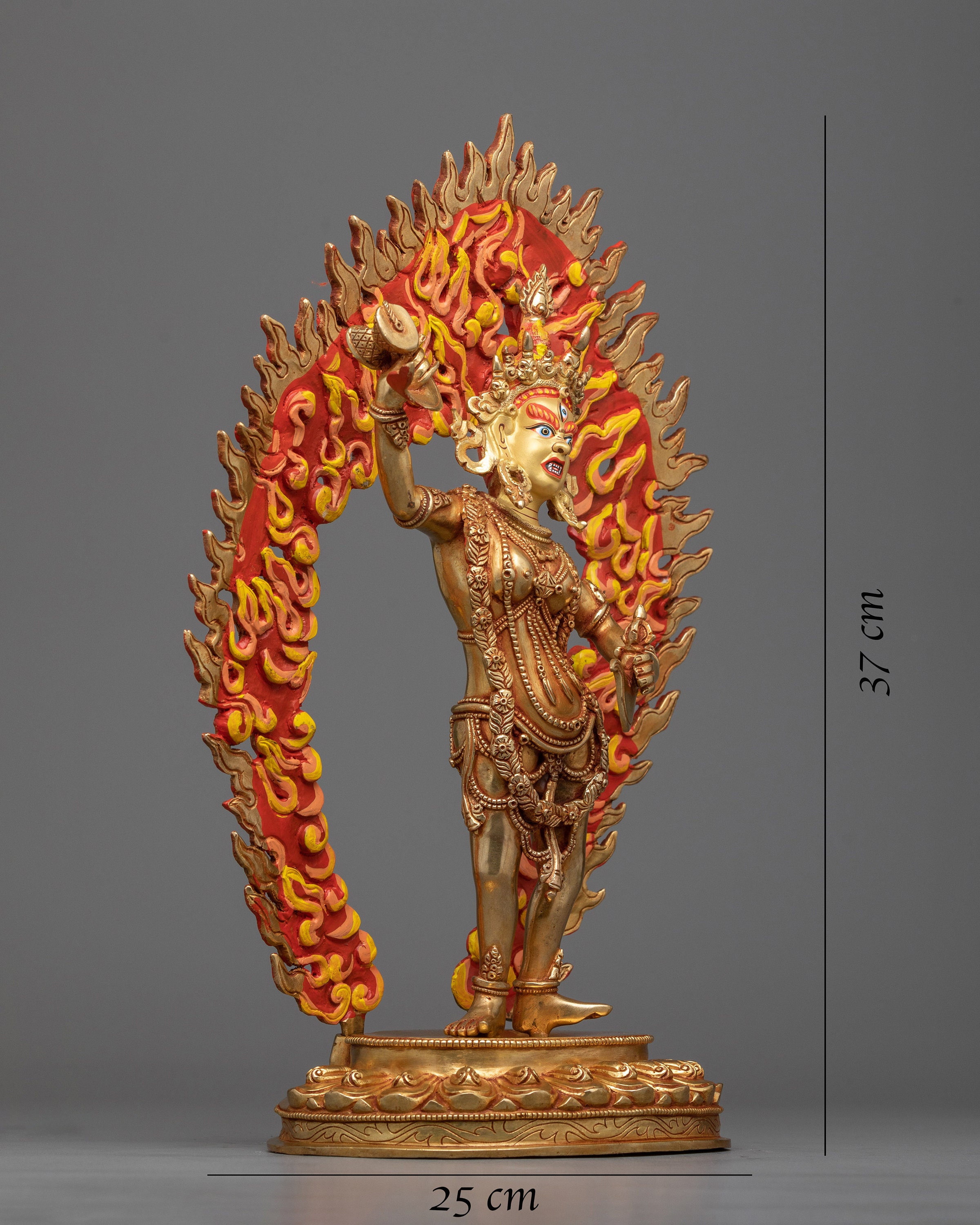 Yumka Dechen Gyalmo Statue - 24k Gold Gilded - Queen of Great Bliss ...