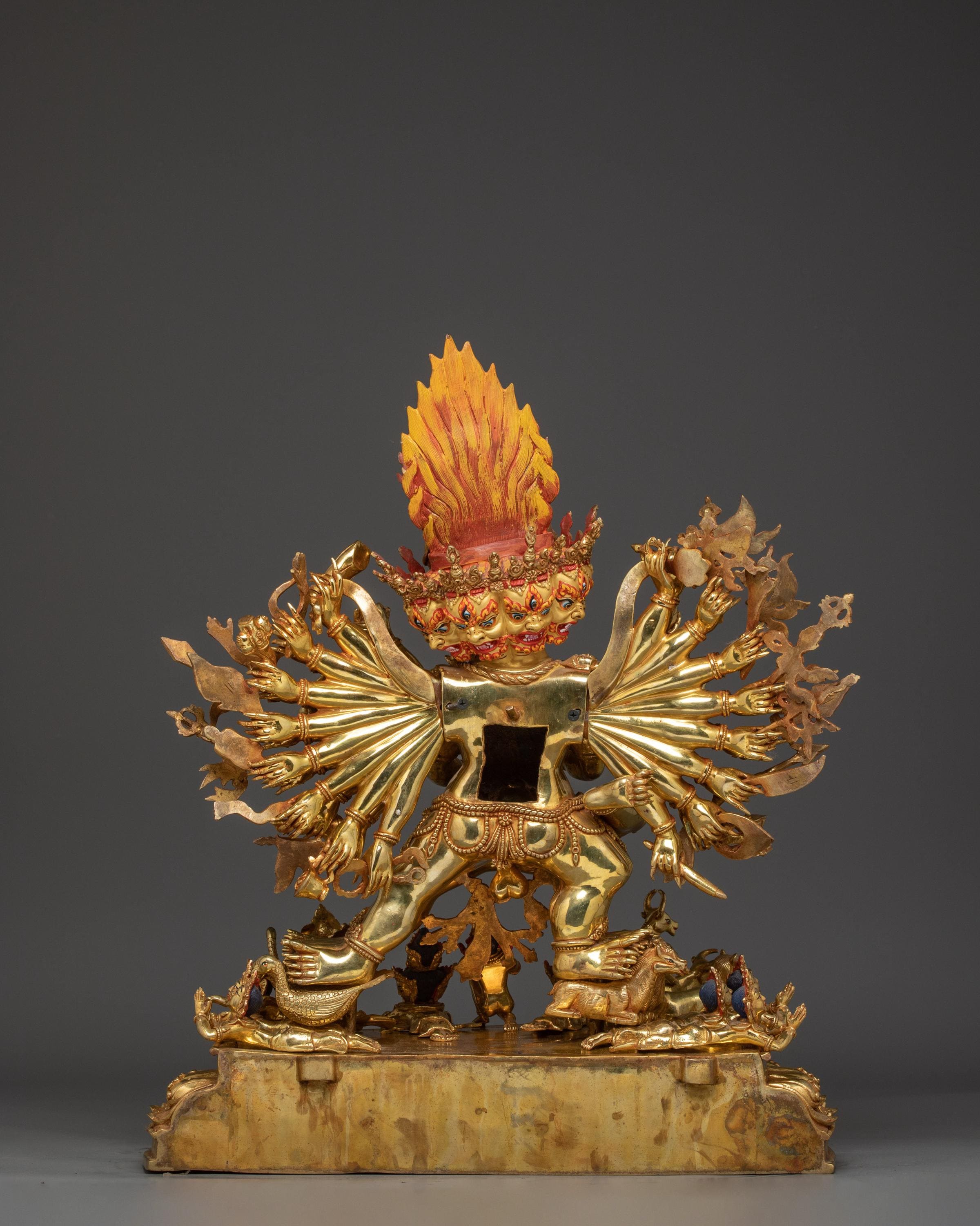 Vajrayana Ritual Artwork of Yamantaka | Tibetan Wrathful Dharma ...