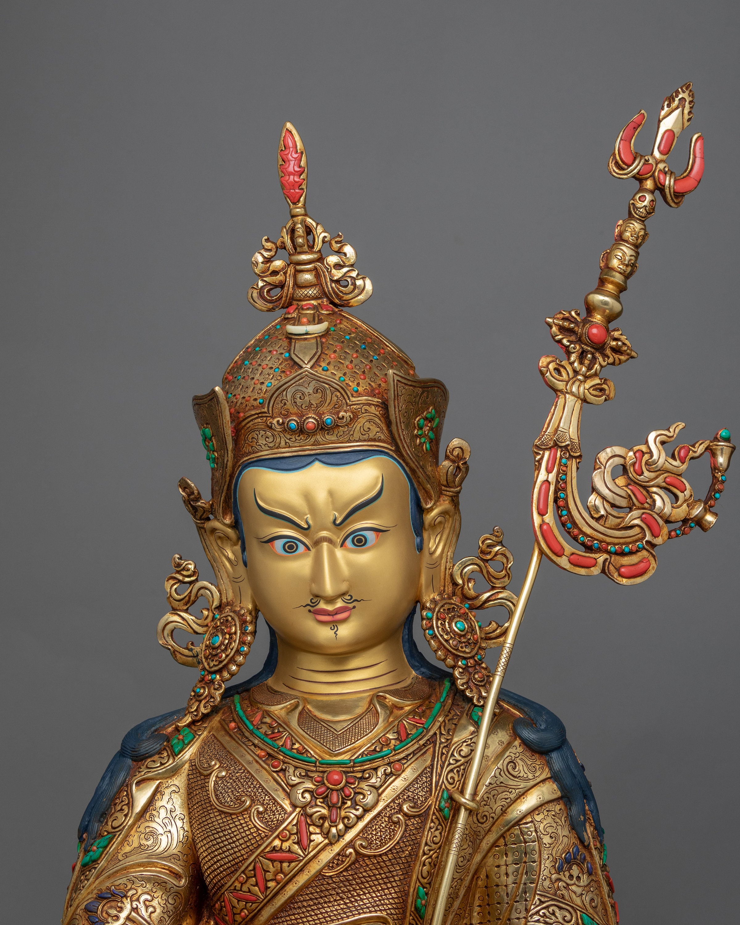 Guru Rinpoche Statue Maha Padmasambhava Sculpture - Etsy