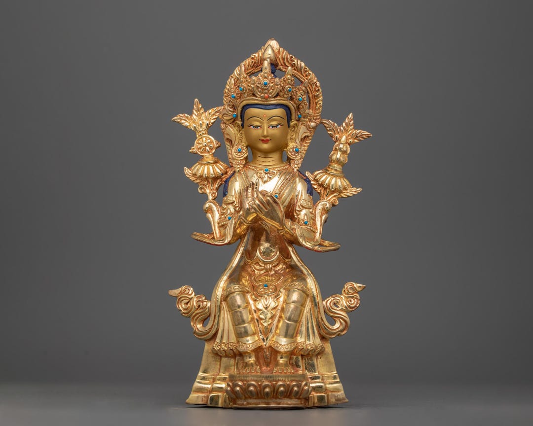 Tibetan Buddhist Maitreya Buddha | Bodhisattva Residing in Tushita ...