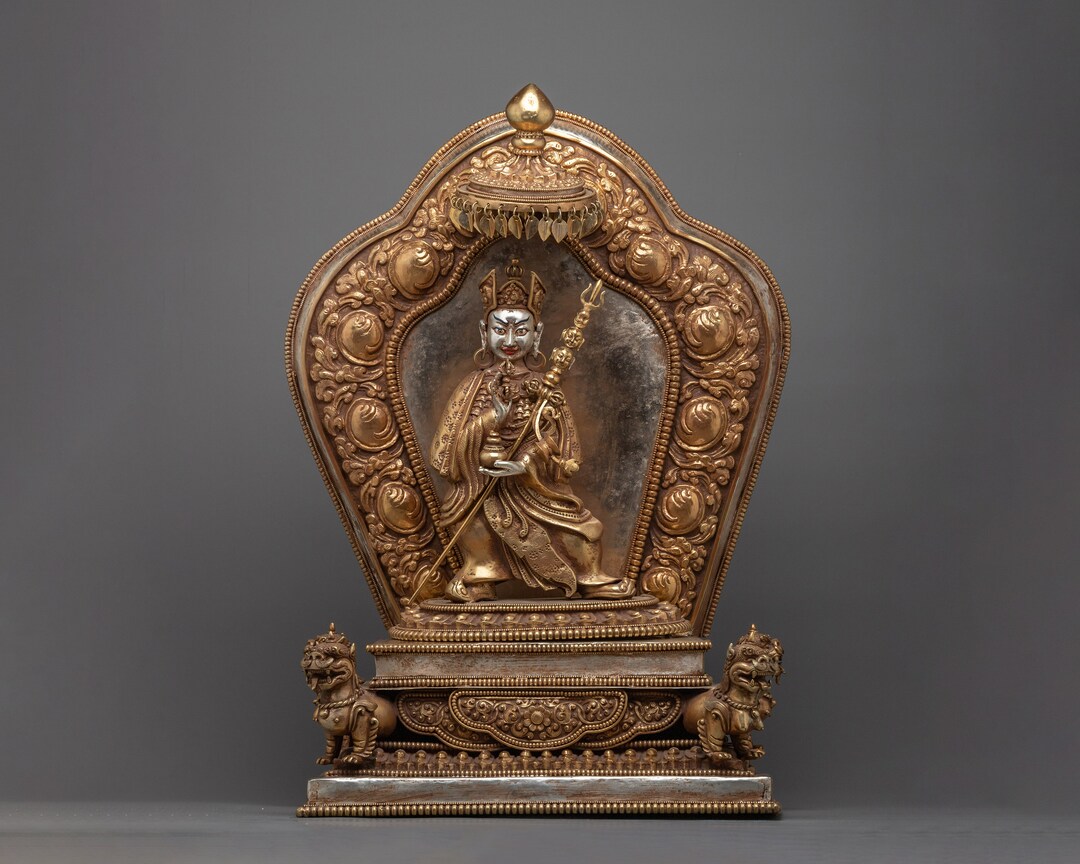 Standing Tantric Guru Rinpoche Statue | Radiant Symbol of Spiritual ...