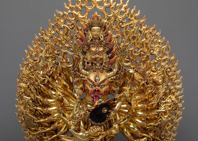 Yamantaka Statue Wrathful Form of Bodhisattva Manjushri - Etsy